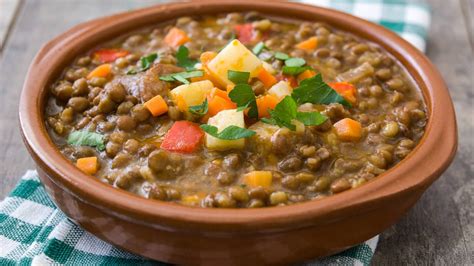 La Receta Del Guiso De Lentejas Para Los D As De Fr O