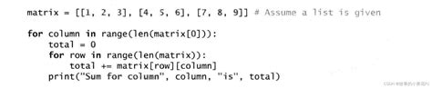 Python程序设计——多维列表python 多维列表 Csdn博客