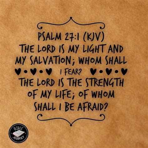 Psalm 27 1 KJV Picture Bible Verse