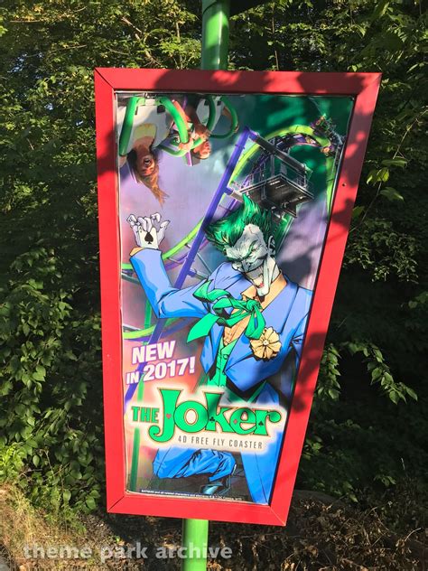 The Joker At Six Flags New England Theme Park Archive