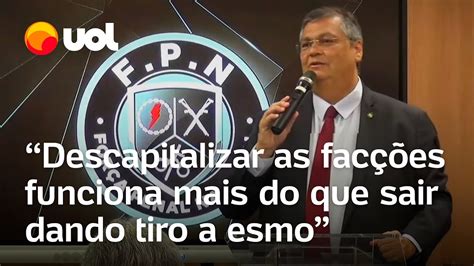 Flávio Dino É impossível combater o crime organizado sem investir no