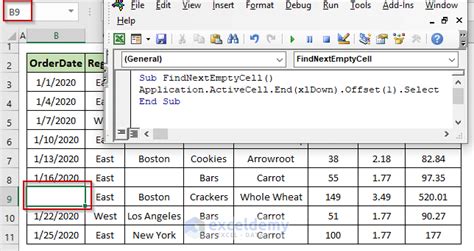 Excel Vba Find First Empty Cell In Column Range Printable Forms Free