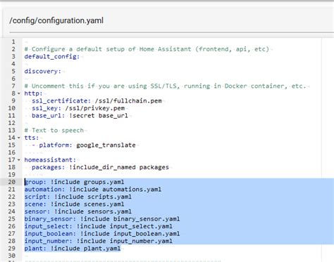 organisation du fichier configuration yaml général home assistant communauté francophone