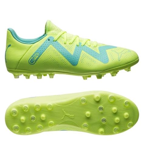 PUMA Future Play MG Pursuit Fast Yellow Schwarz Electric Peppermint