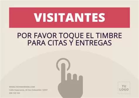Crea Un Cartel De Llamar Al Timbre Para Imprimir