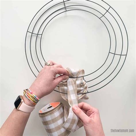 How To Make A Ribbon Wreath Easy Artofit