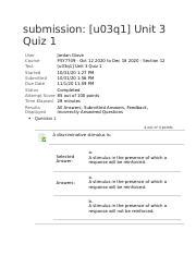 Quiz 3 Docx Submission U03q1 Unit 3 Quiz 1 User Course Test Started