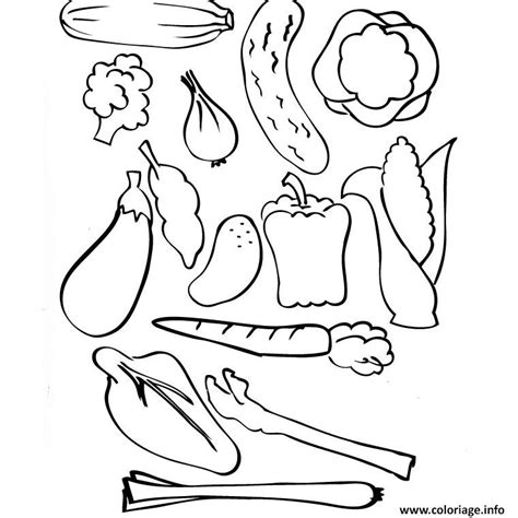 Coloriage Fruits Et Legumes De Saison Dessin Fruits à imprimer