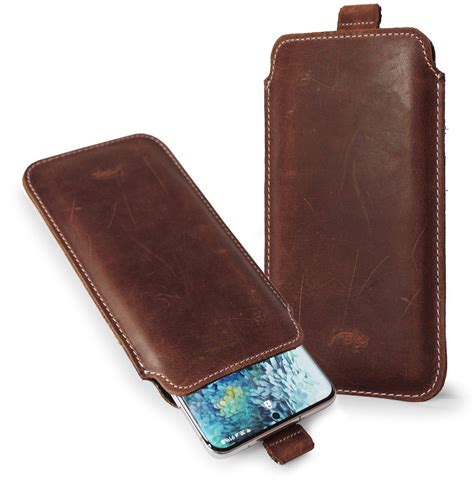 LURESKO LILLA XXXL Skórzane etui wsuwane wsuwka na telefon 167x78mm