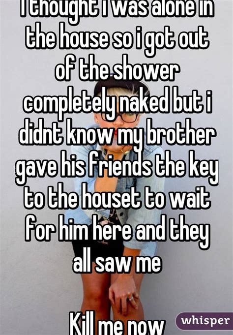 I Saw My Brother Naked Telegraph