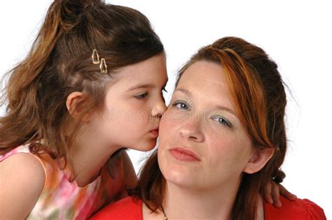 Mom Daughter Kissing Telegraph