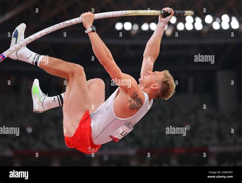 Tokyo Japan 3rd Aug 2021 Piotr Lisek Of Poland Competes During The