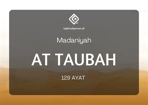 Detail Surat At Taubah Ayat Koleksi Nomer