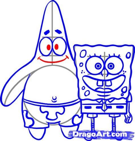 How To Draw Spongebob And Patrick As Babies Step By Step