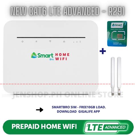 Openline Smart Bro Prepaid Home WiFi LTE Advance Boosteven R291