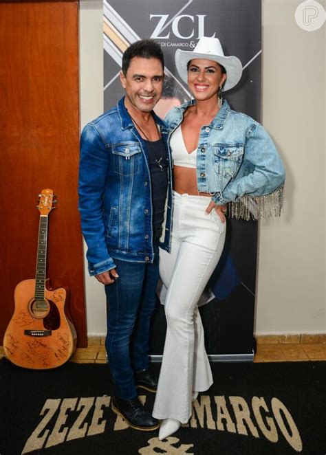 Foto Graciele Lacerda E O Noivo Zez Di Camargo Posaram Juntinhos No