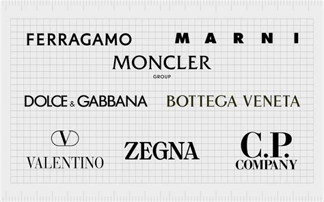 The Most Famous Italian Fashion Brands And Their Logos
