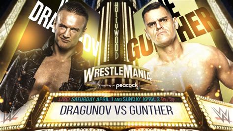 WWE2K23 Ilja Dragunov Vs The Ring Genaral Gunther YouTube
