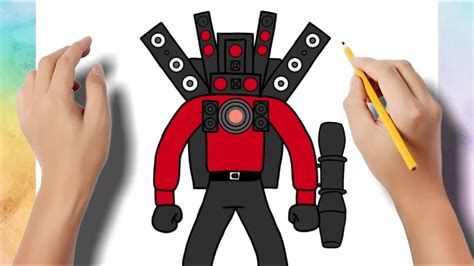 Como Desenhar O Titan Speaker Man Do Skibidi Toilet How To Draw Titan