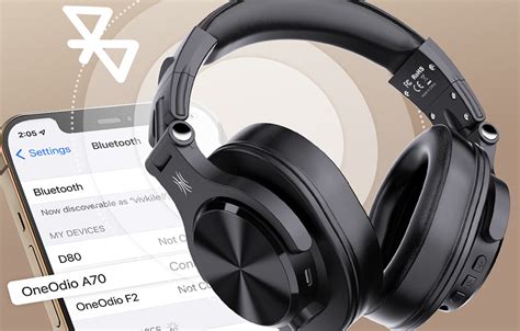 Casque Sans Fil TWS OneOdio Fusion A70 Noir Domotique Store Fr