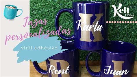 Como Hacer Tazas Personalizadas Con Vinil Adhesivo YouTube