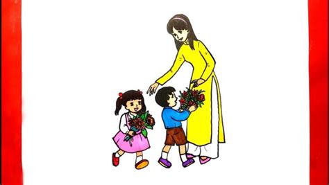 Tranh vẽ về ngày 20 10 đẹp nhất QuanTriMang