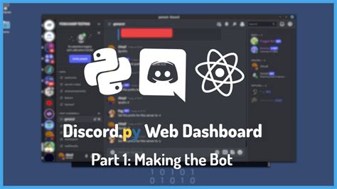 Full Featured Discord Py Dashboard Part 1 Making The YouTube