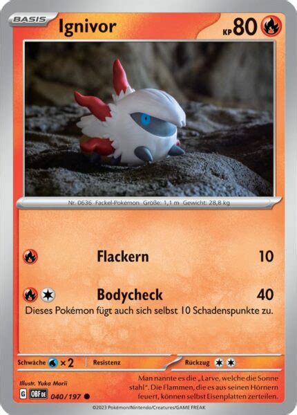 Pokémon Obsidianflammen Kartenliste und Kartengalerie PokeZentrum