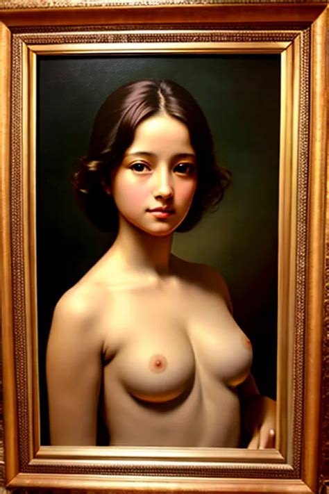 Dopamine Girl Naked Woman Painting A Portrait Of A Naked Woman