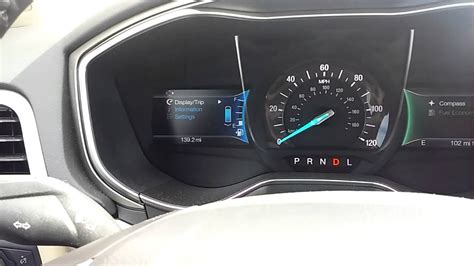 Ford Fusion Brake Maintenance Mode