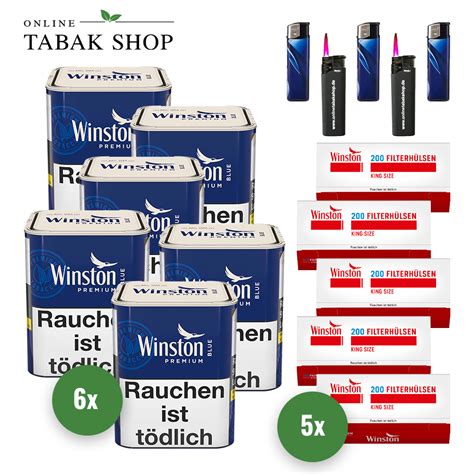 Winston Blau Volumen Tabak Sparpaket Online Kaufen