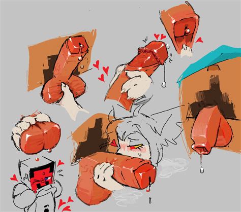 rule 34 balls blush claws male only minecraft penis precum red face sniffing penis steve