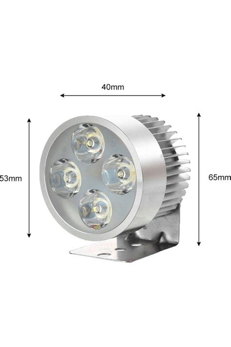 Otoçizgi 4 Led li 4W Gri Motosiklet Sis Farı Takım Fiyatı Yorumları