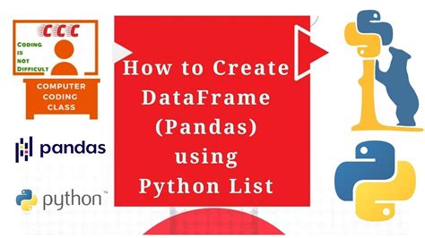 How To Create Python DataFrame Using List How To Convert Python List