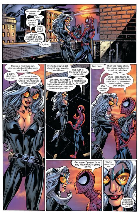 Ultimate Black Cat Marvel Kiss