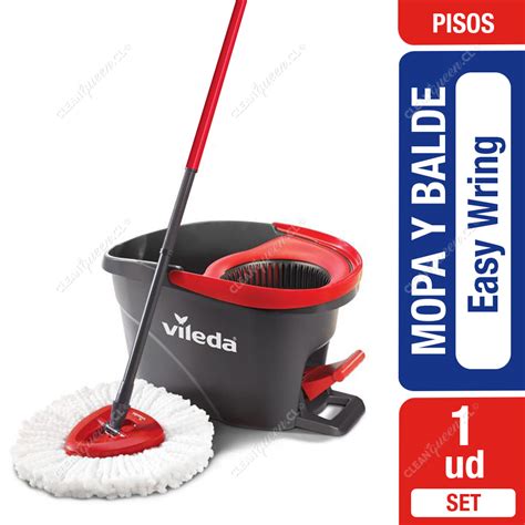Mopa Y Balde Easy Wring Clean Vileda Set Clean Queen