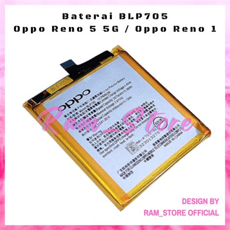 Jual Baterai Batre Battery OPPO RENO 5 5G Blp 705 4065 MAh Shopee