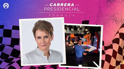 Debate presidencial INE perfila a Denise Maerker y Manuel López San