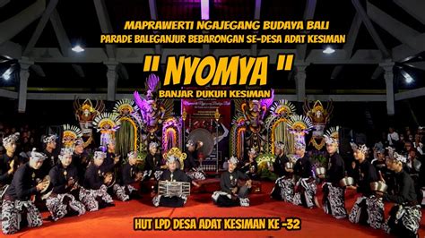 NYOMYA PARADE BALEGANJUR BEBARONGAN SE DESA ADAT KESIMAN 2023