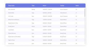 30 Best Free HTML CSS Table Templates 2024 Colorlib