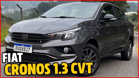 FIAT CRONOS CVT 2023 FAZ 16 KM L E É O AUTOMÁTICO MAIS BARATO DO