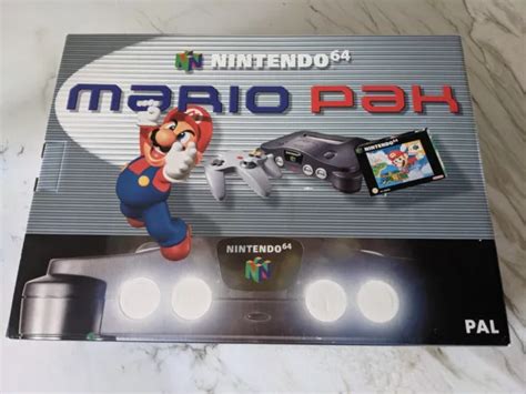 RARE CONSOLE NINTENDO 64 neuve jamais utilisée Pack Mario Pak PAL EUR