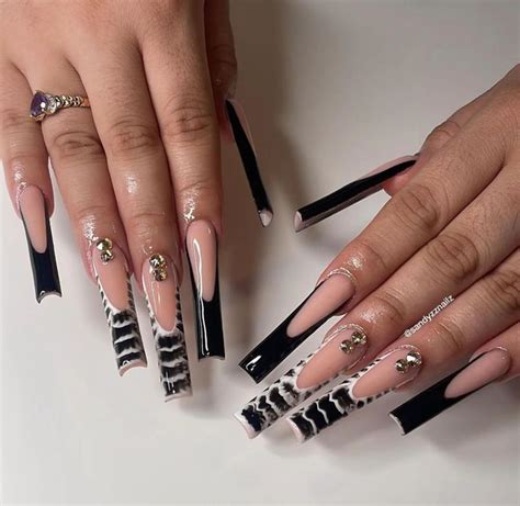 Press On Nails XXL Tapered Square Etsy Unique Acrylic Nails Colored