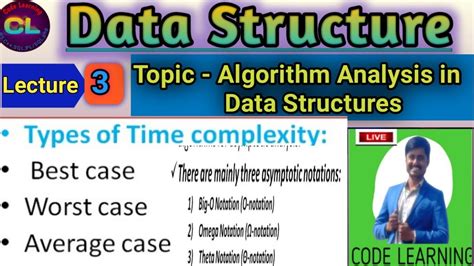 algorithm analysis data structures big o notation space and time complexity asymptotic