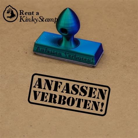 Mietstempel Anfassen Verboten Kinkystamps Tattoo Textstempel Und Mehr Für Das Besondere