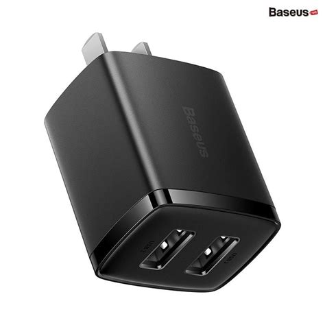 Củ Sạc Baseus Compact Charger 2 Cổng USB 10 5W