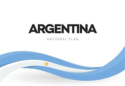 Bandera Argentina Vector Premium