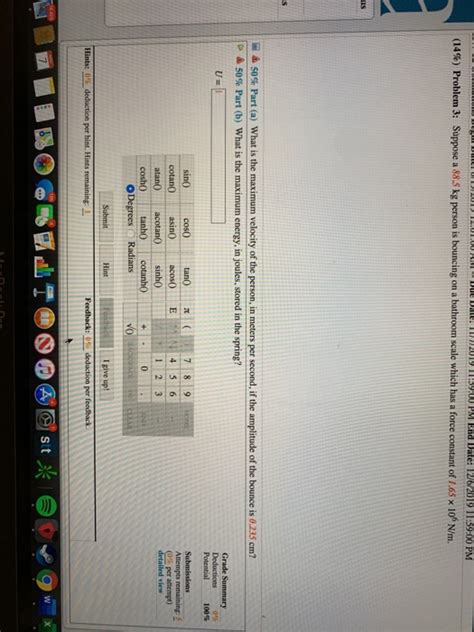 Solved Class Management Help Hw Oscillations Begin Date Chegg