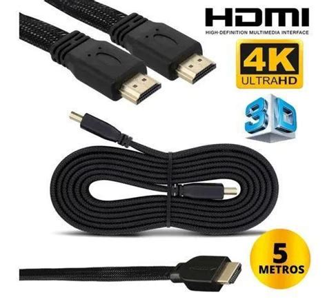 Cabo Hdmi Gold M Metros Mts K D Full Hd Blindado Tv Pc Lehmox
