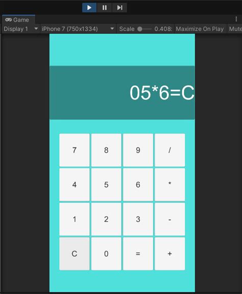 how to build a calculator in unity part 2 building th